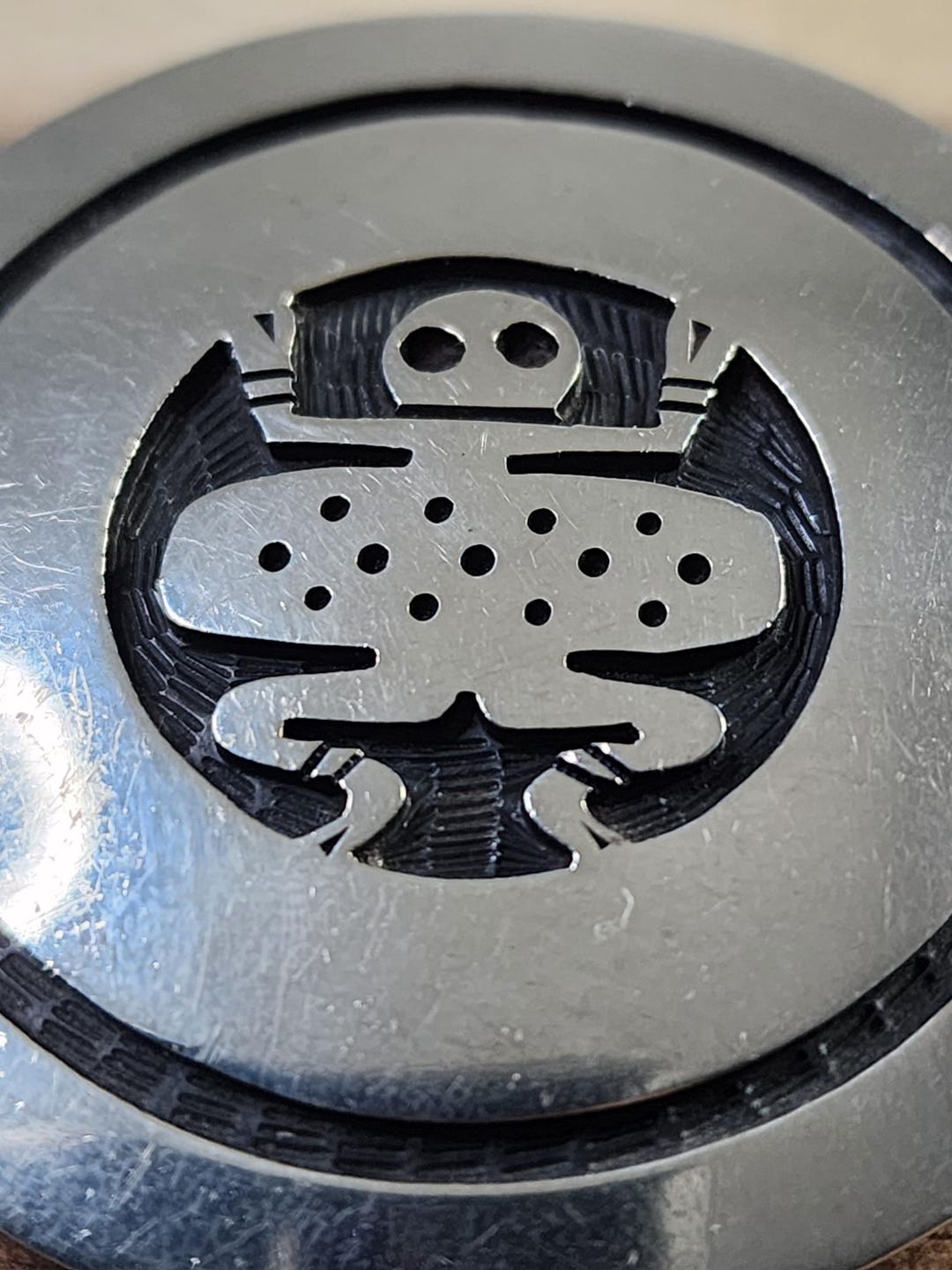 Signed Phillip Honanie Hopi Sterling Silver Pin Pendant - Etsy