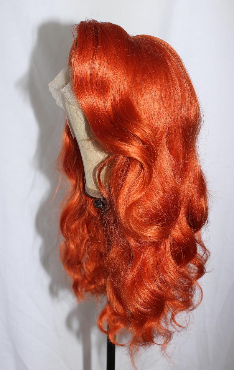 Jessica Rabbit-inspired 13x6 Lace Front Synthetic Wig | Bright Red ...