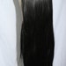 35 Inch Black Lace Front Wig: Custom Hairline, Long Synthetic Hair - Etsy