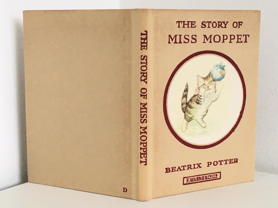 1978 BEATRIX POTTER the Story of Miss Moppet Vintage Children's Book ...