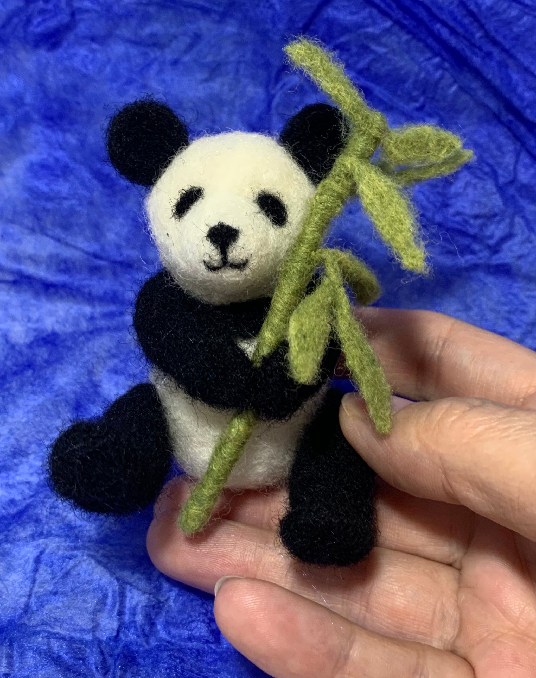 Needle Felted Panda | Etsy