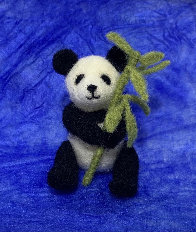 Needle Felted Panda - Etsy