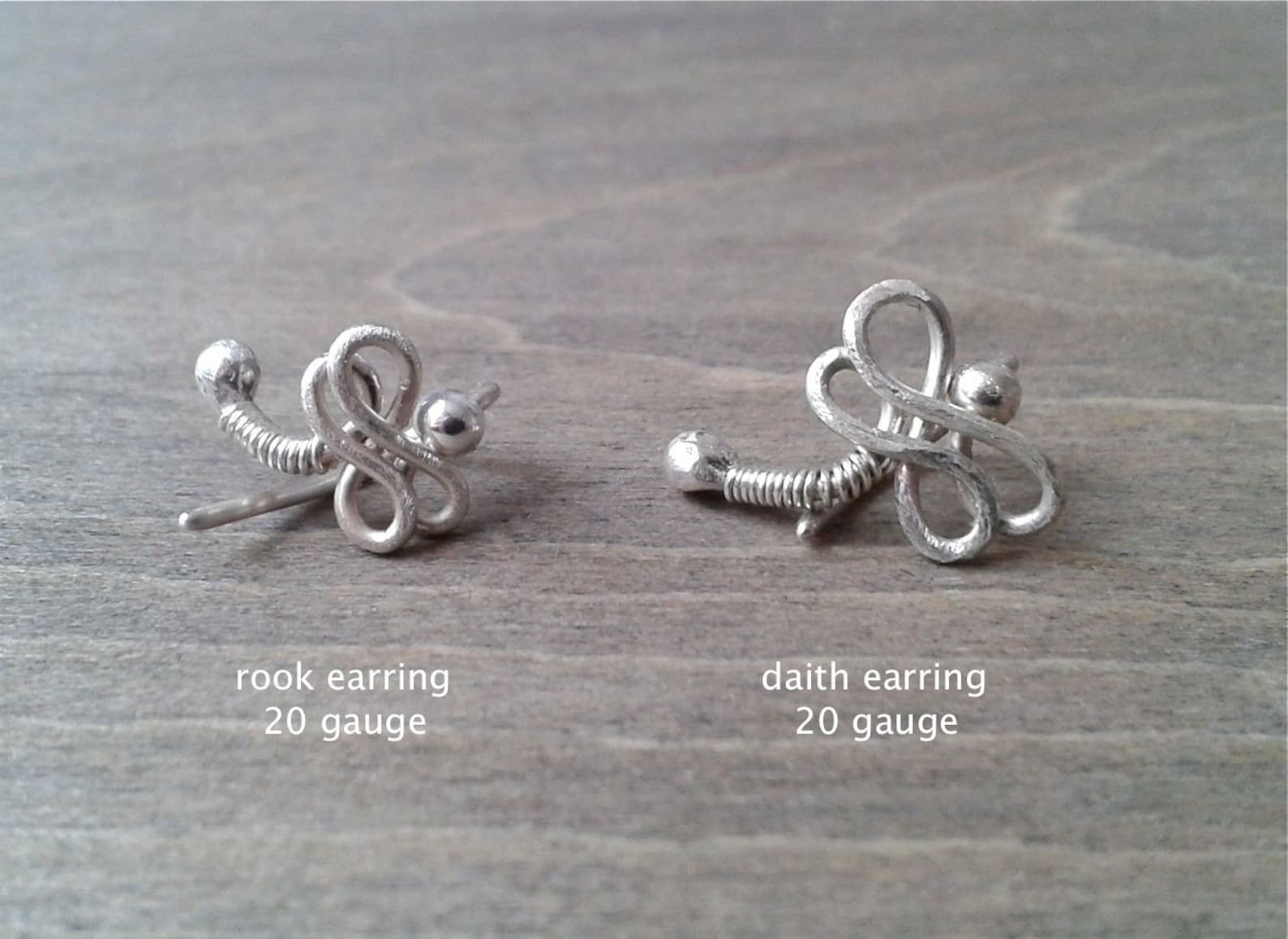 Rook Earring Forward Helix Hoop Sterling Silver Daith | Etsy