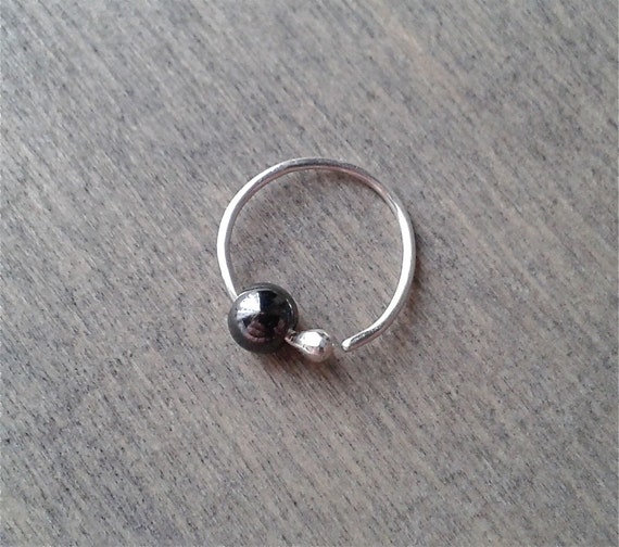 Daith Hoop Earring Rook Earring Small Silver Hoop | Etsy