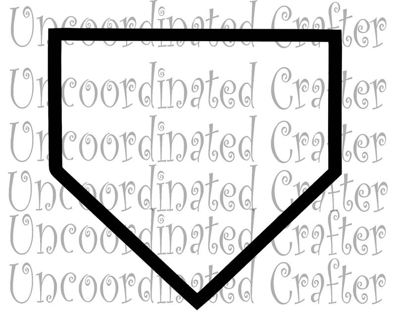 Home Plate Svg// Baseball Svg// Softball Svg// Home Plate Dxf - Etsy