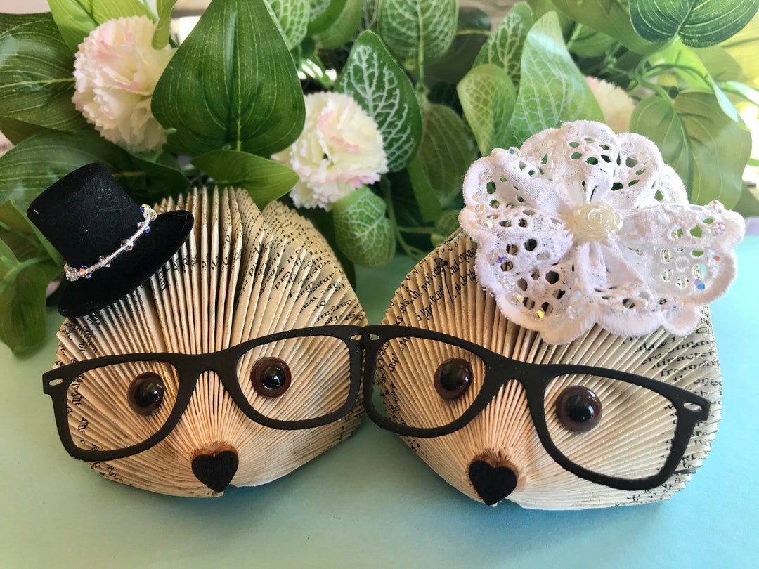 Medium Diamond Wedding Anniversary Hedgehogs - Etsy UK