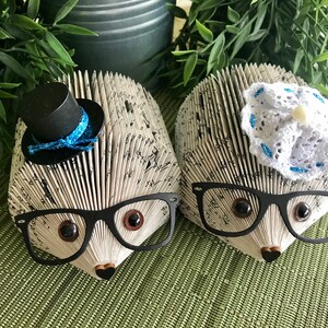 Medium Sapphire Wedding Anniversary Hedgehogs - Etsy UK