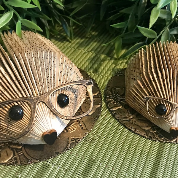 Book Hedgehog - Etsy UK
