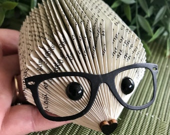 Small Paperbook Hedgehog - Etsy UK