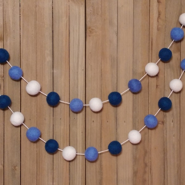 Navy and White Ball Decorations - Etsy