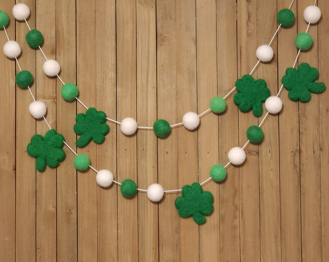 St. Patrick's Day Banner Garland, St. Patrick's Day Decor, Vintage St ...