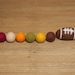 Fall Football Felt Ball Garland, Thanksgiving Decor, Autumn Mantel ...