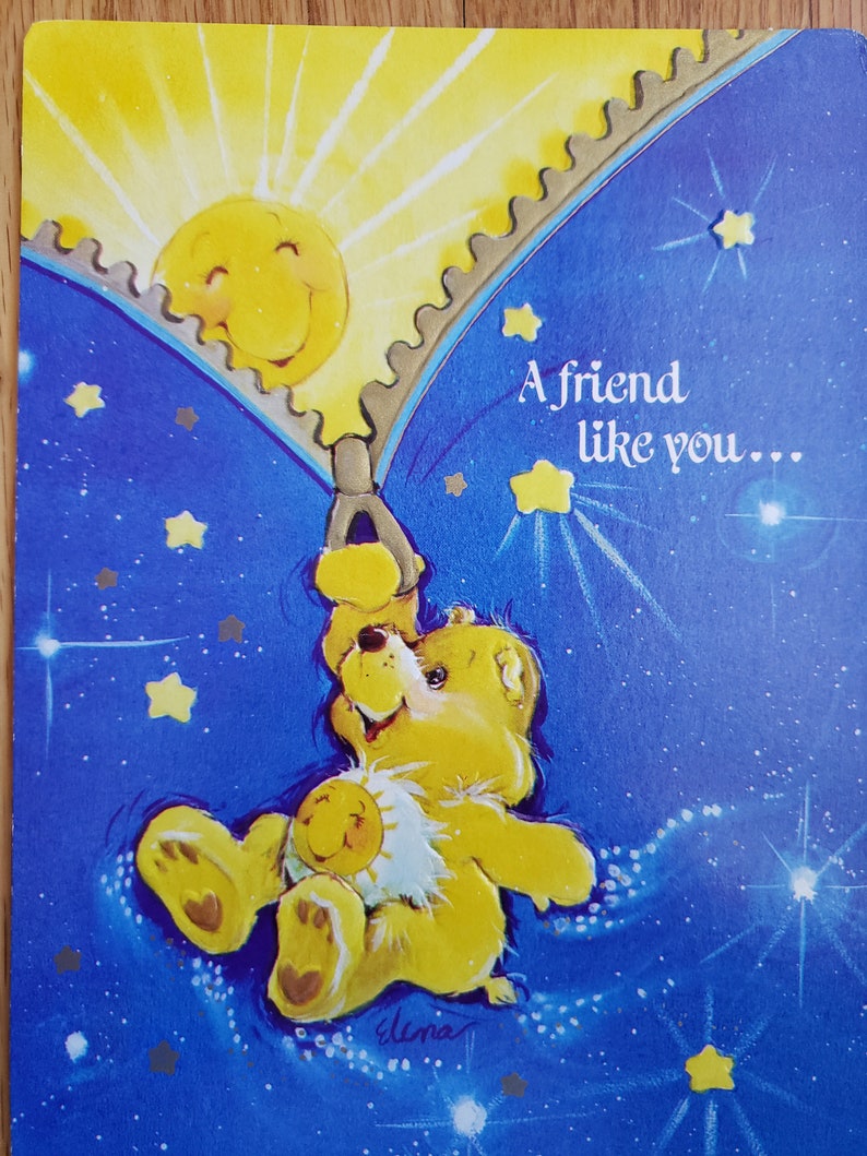 Care Bear Greeting Cards | Etsy