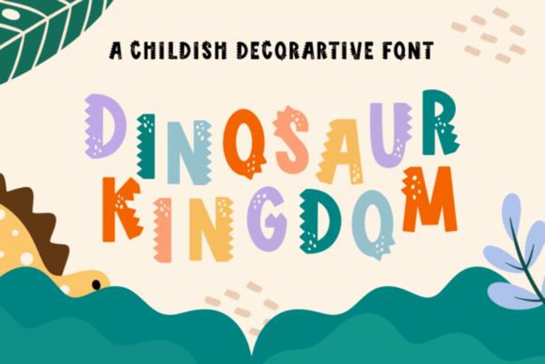 Dinosaur Kingdom - Calligraphy Font, Script Font, Cricut Font, Cursive ...