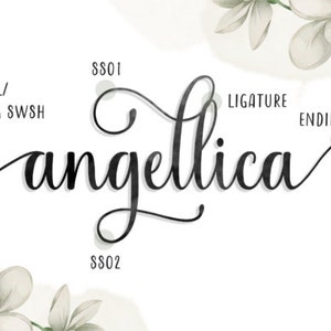 Sindentosa - Calligraphy Font, Script Font, Cricut Font Svg, Cursive ...
