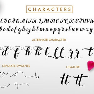 Hysteria Santa Calligraphy Font, Script Font, Cricut Font Svg, Cursive Font, Procreate Font ...