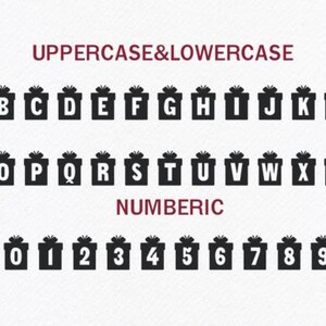 Gift Box Calligraphy Font, Script Font, Cricut Font Svg, Cursive Font ...