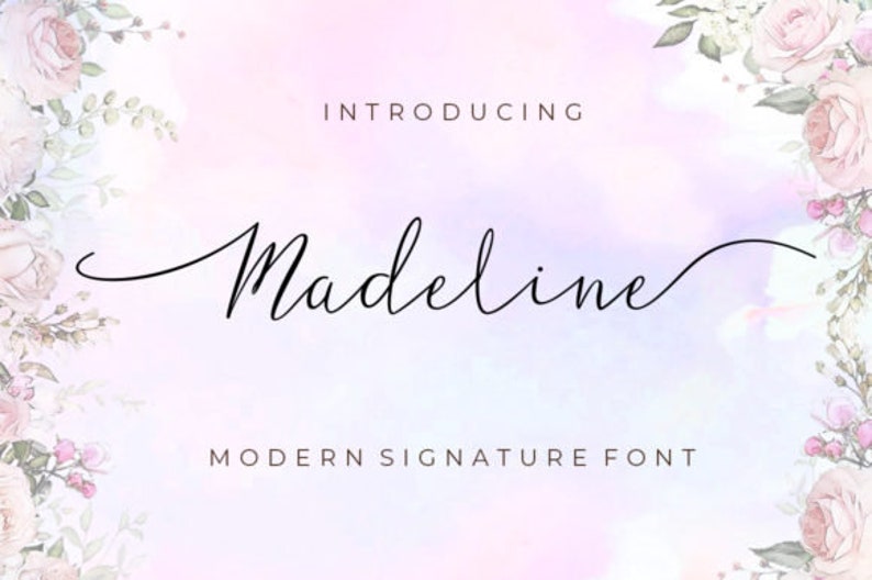 Madeline - Calligraphy Font, Script Font, Cricut Font Svg, Cursive Font ...