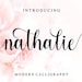 Nathalie Calligraphy Font, Script Font, Cricut Font Svg, Cursive Font ...