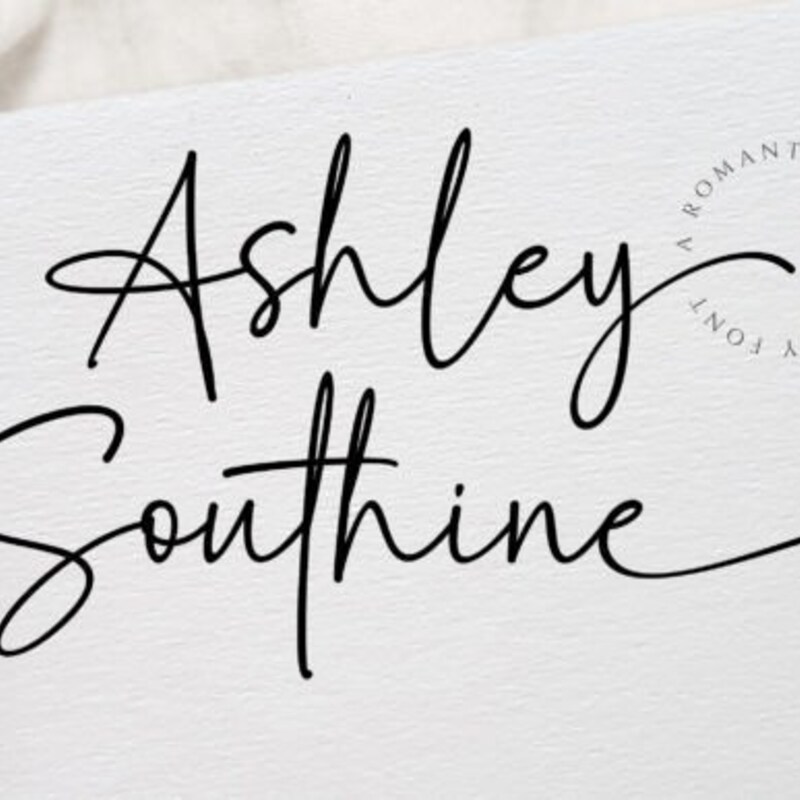 Script Font - Etsy