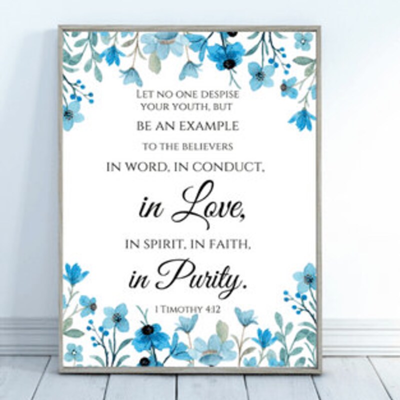 1 Timothy 4 12 - Etsy