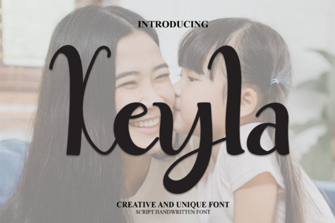 Keyla - Calligraphy Font, Script Font, Cricut Font Svg, Cursive Font ...