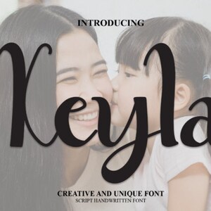 Keyla - Calligraphy Font, Script Font, Cricut Font Svg, Cursive Font ...