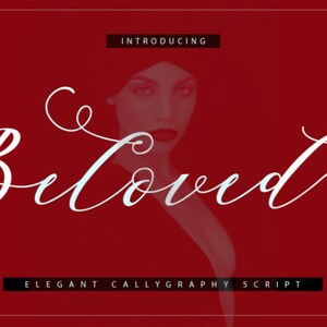 Beloved Script - Calligraphy Font, Script Font, Cricut Font Svg ...