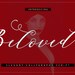 Beloved Script Calligraphy Font, Script Font, Cricut Font Svg, Cursive ...