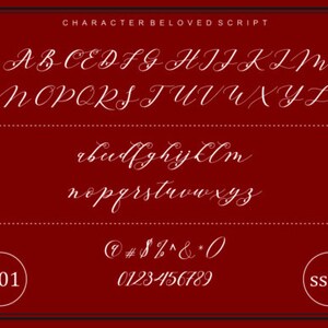 Beloved Script - Calligraphy Font, Script Font, Cricut Font Svg ...