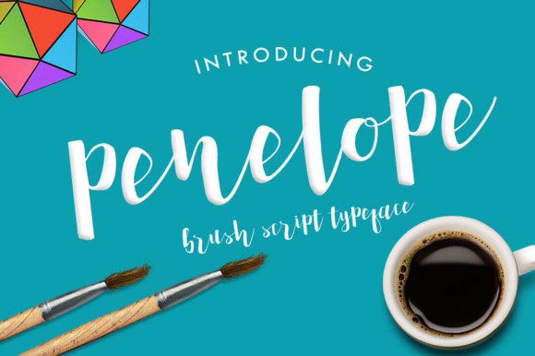 Penelope - Calligraphy Font, Script Font, Cricut Font Svg, Cursive Font ...