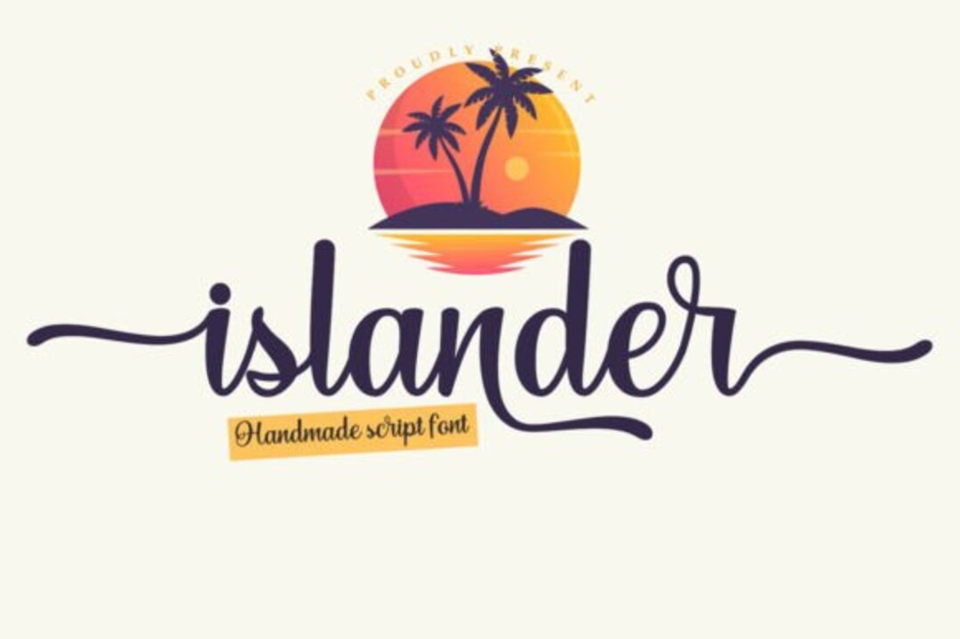Islander - Calligraphy Font, Script Font, Cricut Font Svg, Cursive Font ...