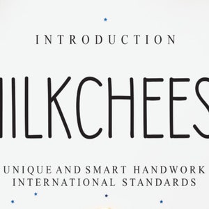 Milkcheese Calligraphy Font, Script Font, Cricut Font Svg, Cursive Font, Procreate Font, Wedding ...