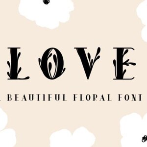 Love - Calligraphy Font, Script Font, Cricut Font Svg, Cursive Font ...