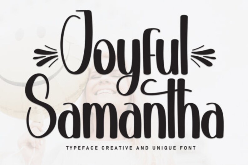 Joyful Samantha - Calligraphy Font, Script Font, Cricut Font Svg ...