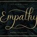 Empathy Calligraphy Font, Script Font, Cricut Font Svg, Cursive Font ...