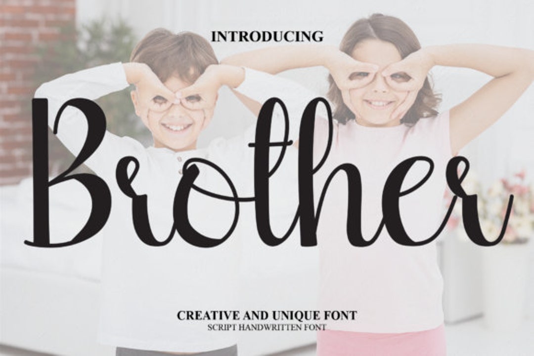 Brother Calligraphy Font, Script Font, Cricut Font Svg, Cursive Font ...