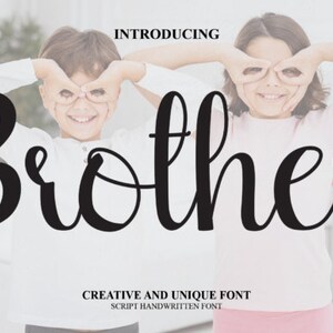 Brother Calligraphy Font, Script Font, Cricut Font Svg, Cursive Font ...