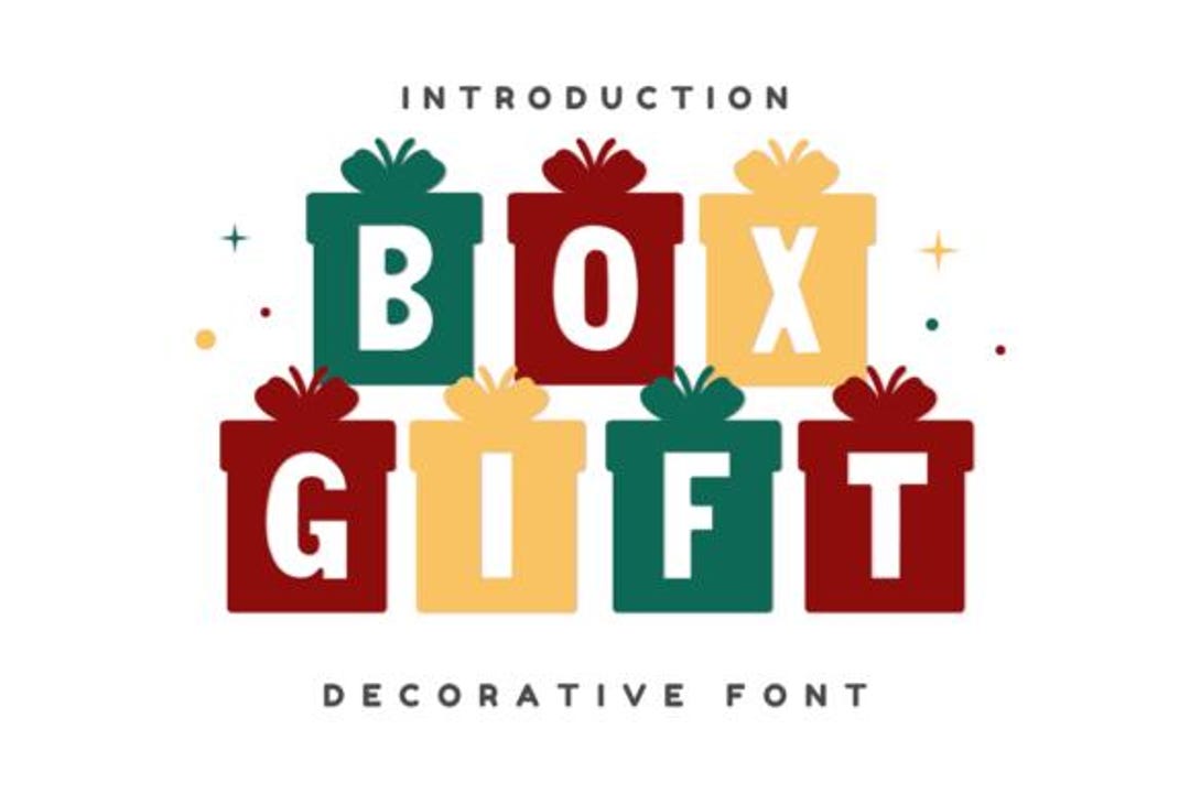 Gift Box Calligraphy Font, Script Font, Cricut Font Svg, Cursive Font ...