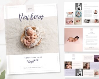 Photography Studio Magazine Welcome Guide 10 Page InDesign | Etsy