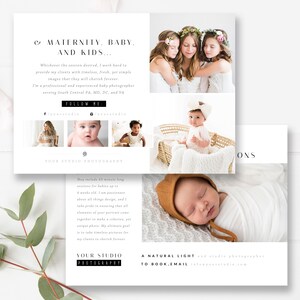 Classic Newborn Photography Promo Flyer Template, Mini Sessions, 5x7 ...