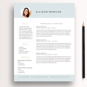 Resume Template 3 Page / CV Template + Cover Letter / Professional ...