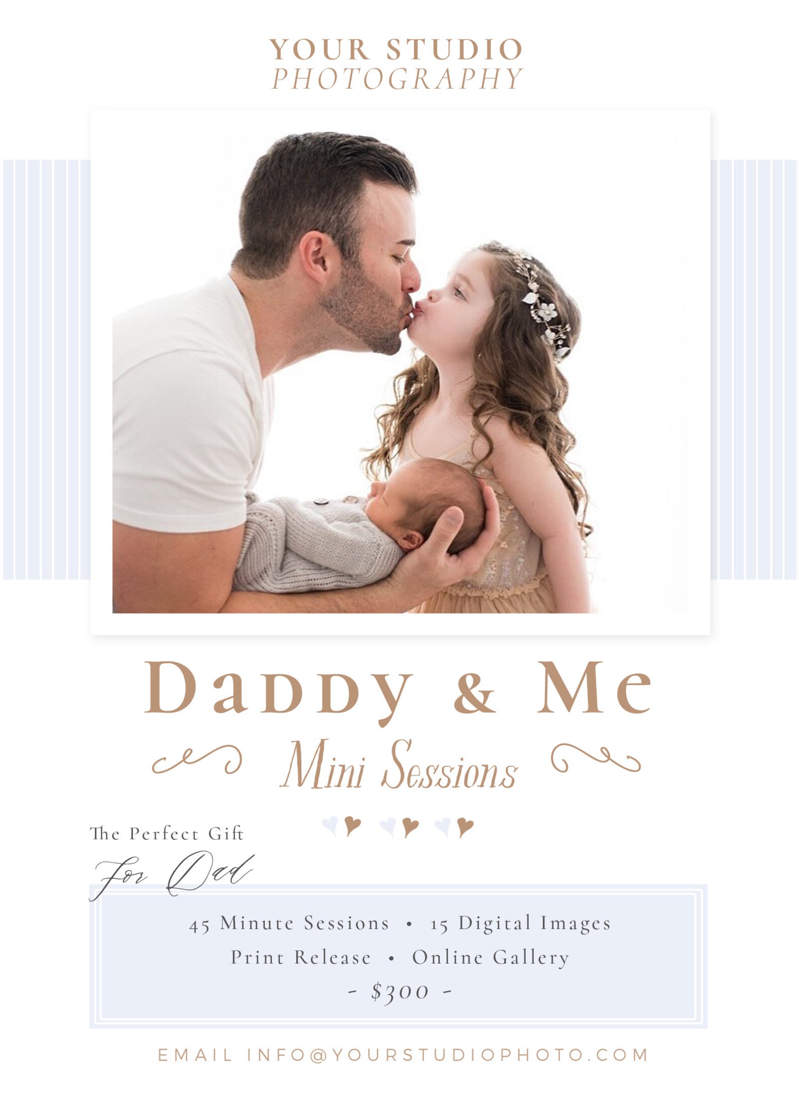 Father's Day Mini Session Template Daddy & Me Minis - Etsy