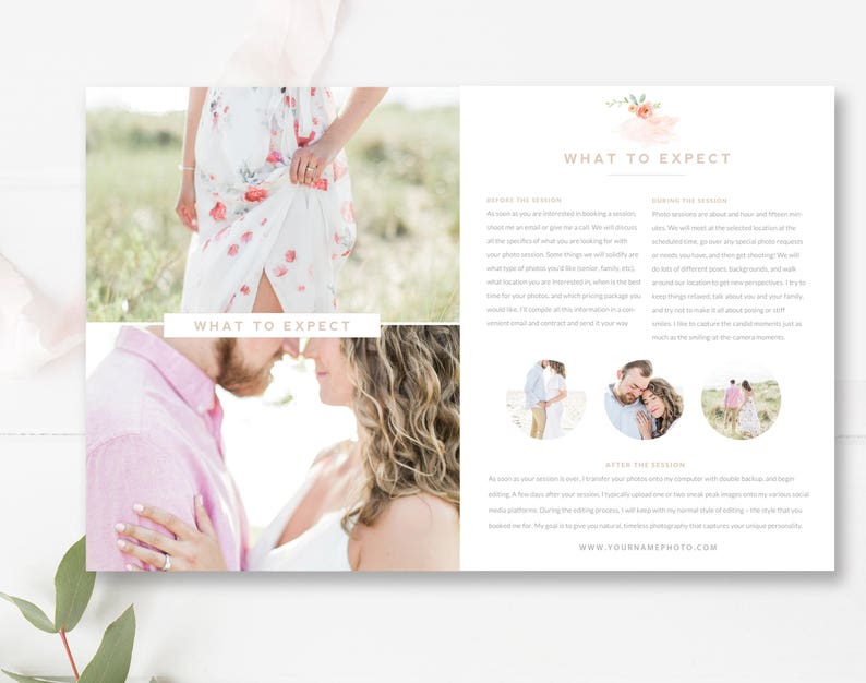 Photography Magazine Welcome Guide 10 Pages Template for - Etsy