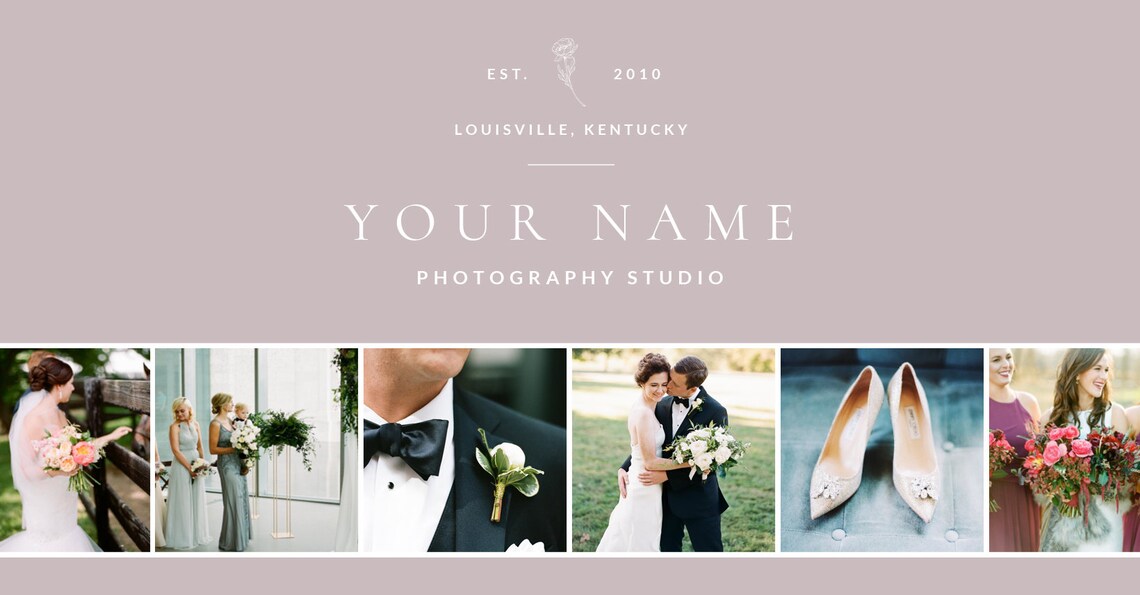 Photographer Facebook Cover Template Photography Marketing | Etsy