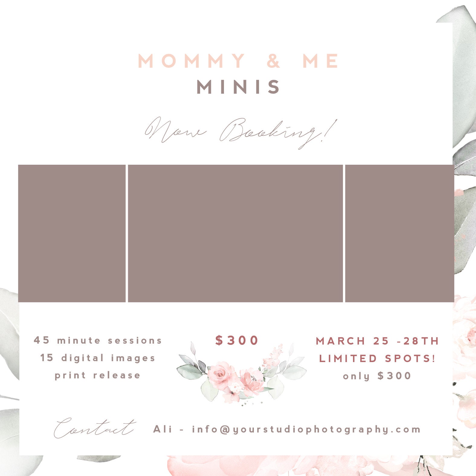 Canva and Photoshop Mother's Day Template Mommy and Me - Etsy Canada