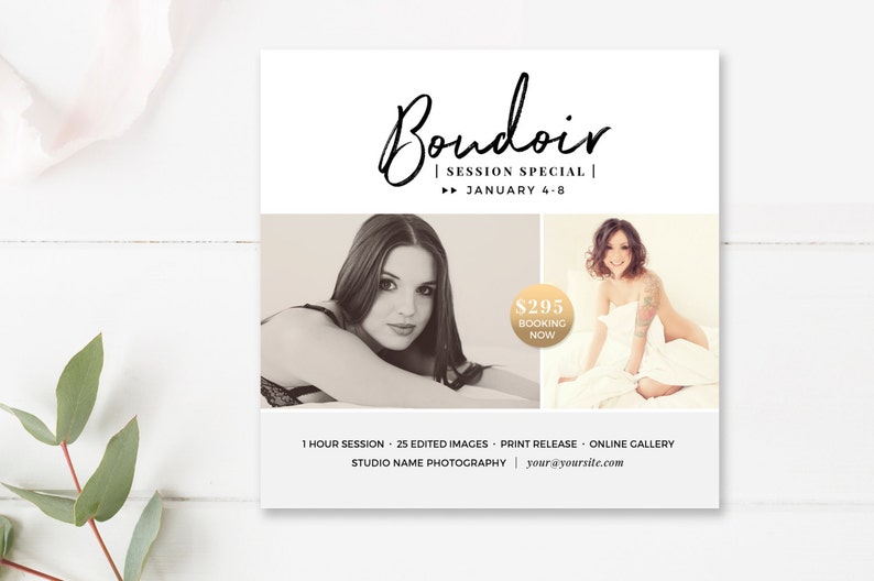 Boudoir Marketing Set Boudoir Mini Session Marketing Board | Etsy