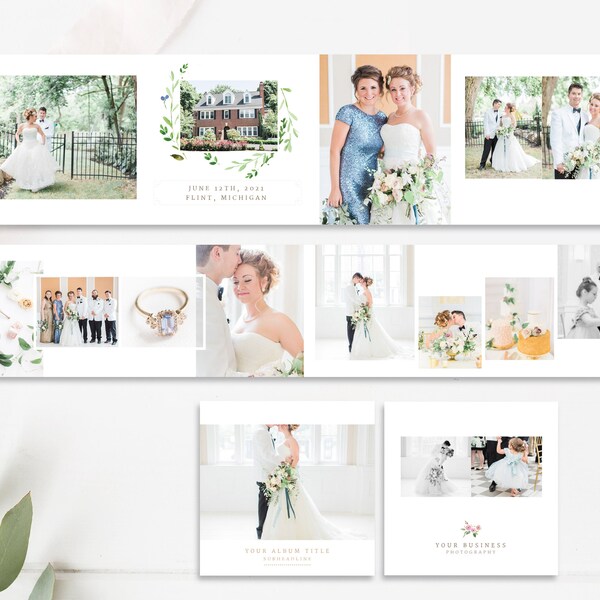 Mini Album Template - Etsy