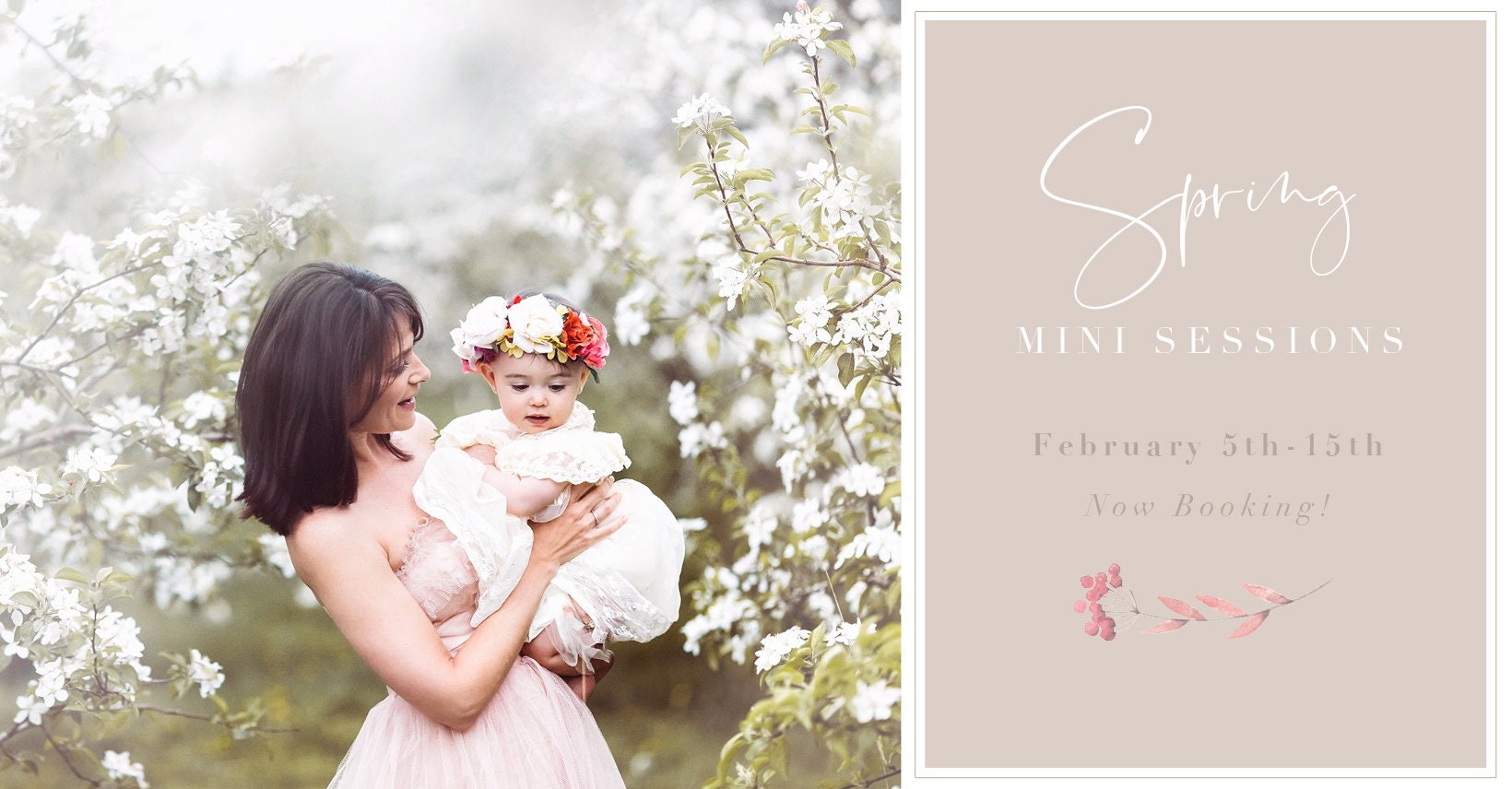 Spring Mini Session Marketing Set Spring Marketing Boards | Etsy