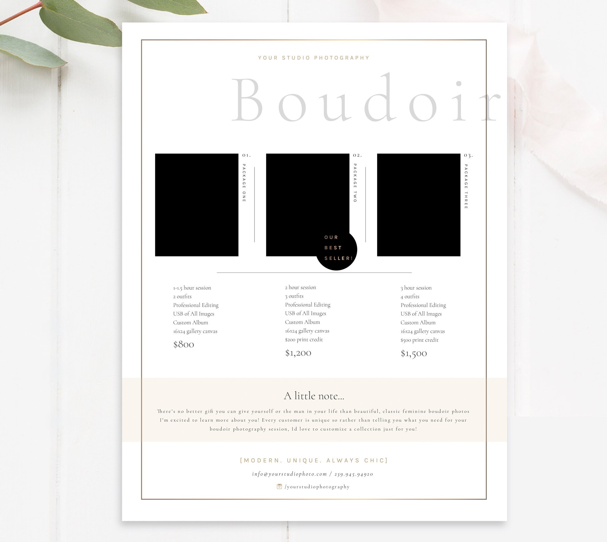 Boudoir Photography Forms Bundle Boudoir Contract Template - Etsy Canada